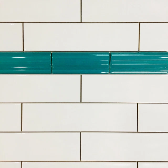 SWAN NECK JADE Victorian Style Border Wall Tile 56x150mm £1.64 ...