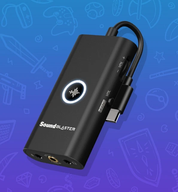 SOUND BLASTER G3 Portable Gaming USB DAC AMP USB-C Connectivity ...