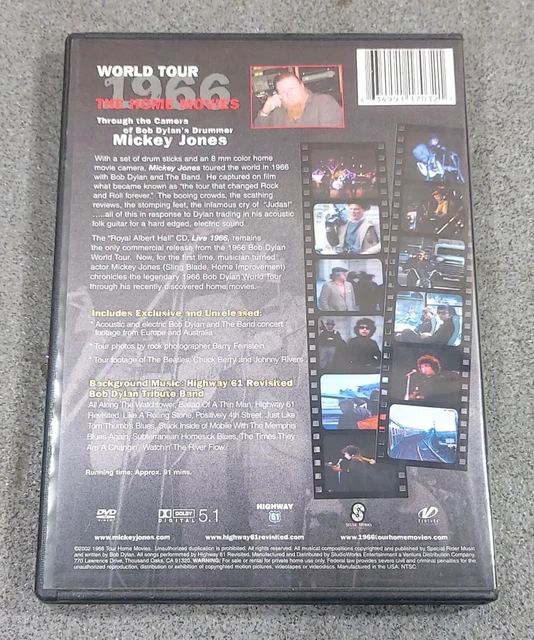 1966 WORLD TOUR: The Home Movies Bob Dylan Drummer Mickey Jones EUR 2 ...