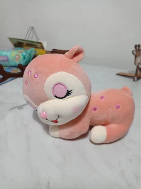 CUTE PINK DEER Plush Soft Stuffed Animal Teddy Toy £4.91 - PicClick UK