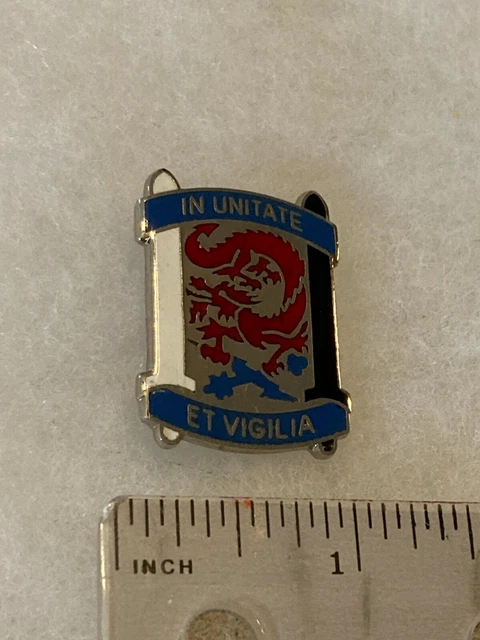 AUTHENTIC US ARMY 501st Military Intelligence Battalion Insignia DUI ...