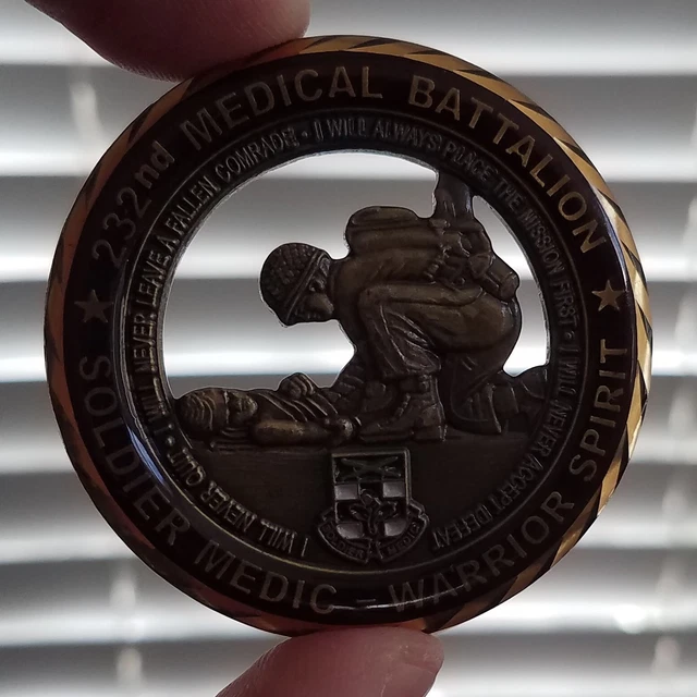 GLOSSY 232D 232ND Medical Bataillon 68W MEDCOM AMEDD Medic Army ...