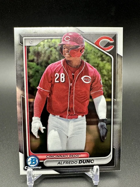 ALFREDO DUNO 2024 Bowman Chrome recrue #BCP-51 Cincinnati Reds EUR 1,58 ...