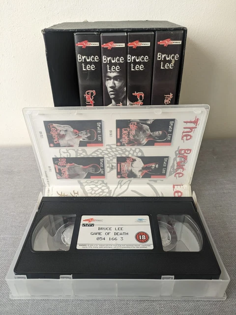 BRUCE LEE VHS Movie Collection Game Of Death, The Way Of The Dragon £20 ...