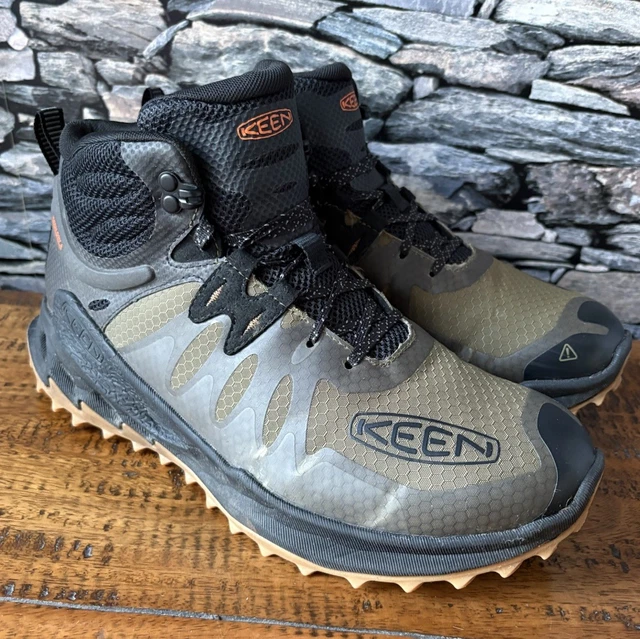 KEEN ZIONIC MID WP Waterproof Men's Green Walking Hiking Boots Size 8 £ ...