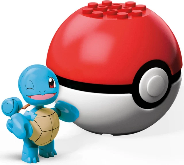 POKÉMON MEGA CONSTRUX PokéBall Squirtle Star Series 17 Piece Sealed ...