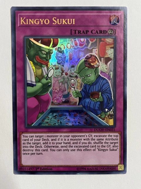 KINGYO SUKUI *** Ultra Rare Duov-En031 Comme Neuf/Neuf Yugioh ! EUR 1 ...