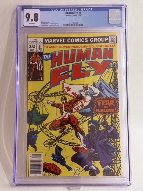 HUMAN FLY #6 * Mantlo Frank Robbins 1978 Bronze Marvel * Cgc 9.8 £77.75 ...