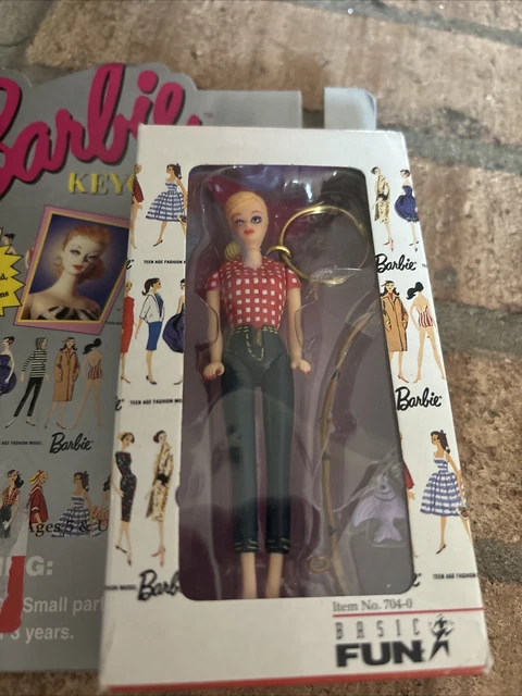 NEW BARBIE FISHING (1996) Basic Fun Really Works Keychain NIB $24.79 ...