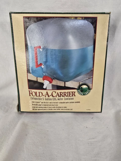 OZARK TRAIL FOLD-A-CARRIER Collapsible 5 Gallon 20L Water Container,new ...