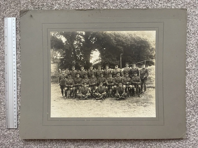 ORIGINAL POST WW1 British Army Officers Group Photograph Loyal North ...