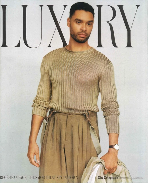 MAGAZINE DE LUXE Telegraph: Regé-Jean Page, Anthony Powell, Mode, 1.3.25 EUR 8,48 - PicClick FR
