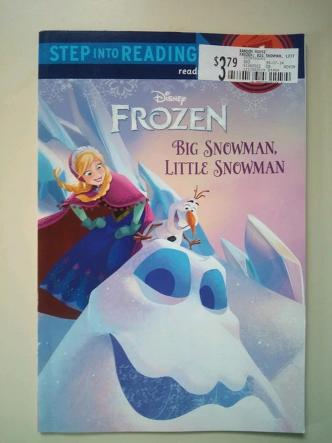 DISNEY FROZEN BIG Snowman, Little Snowman Step Into Reading Step 1 $9. ...