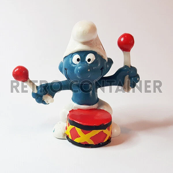 SMURFS PUFFI SCHLUMPF Pitufo Schleich Bully - 20009 Drummer EUR 4,85 ...