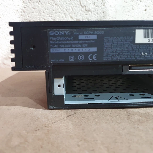 SONY PLAYSTATION 2 SCPH-30003 Black 50-Watts USB Video Gaming Home ...