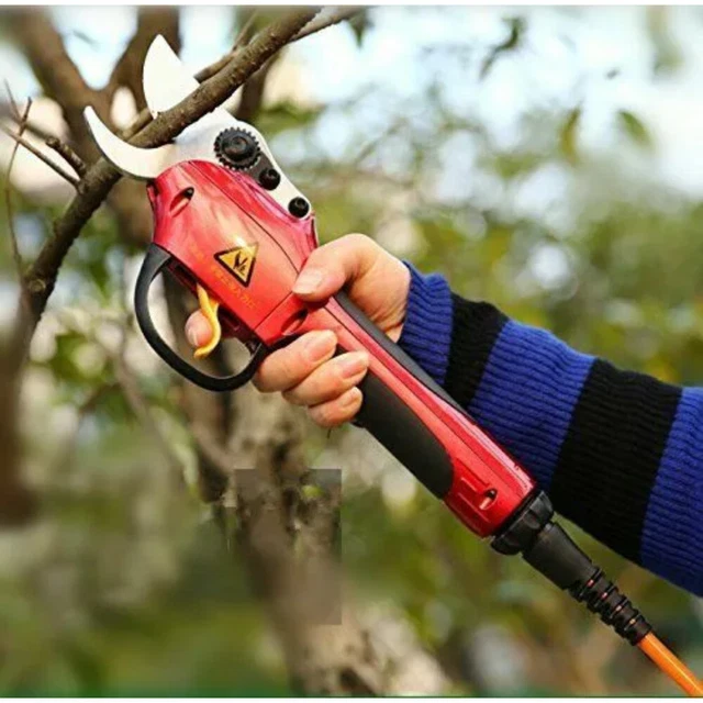 HIGH POWER ELECTRIC Pruner Garden Pruning Shears Tree Cutter Trimmer ...