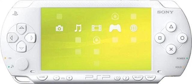 SONY PLAYSTATION PORTABLE PSP Video Game Console White + GAMES Bundle £ ...
