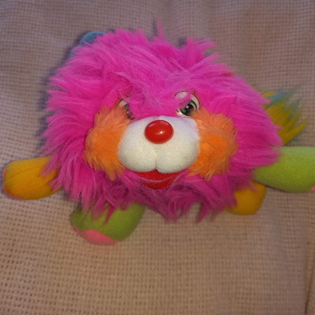 PLUSH PUFFING PUFF ball POPPLES soft toy MATTEL VINTAGE 1980's ...