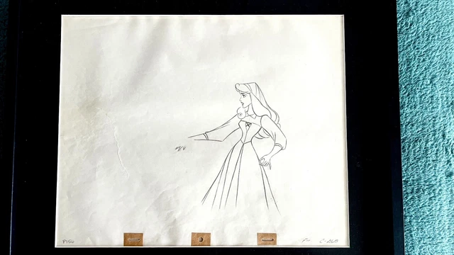 ORIGINAL ANIMATION ROUGH drawing Disney's Sleeping Beauty by Marc Davis ...
