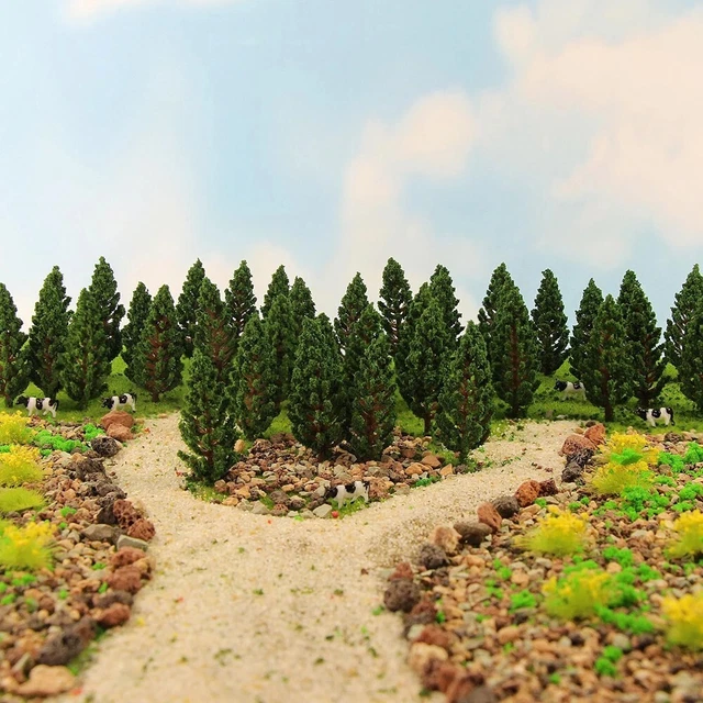 FOREST PROCESS MODEL Trees Enhance Your Landscape with Greenery 15 Pcs ...