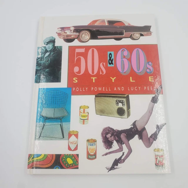 50S & 60S STYLE Book Polly Powell & Lucy Peel Hardcover 1988 Vintage ...