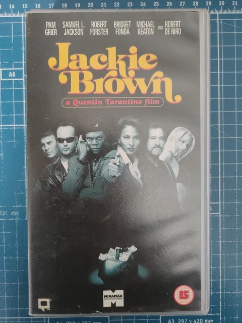 QUENTIN TARANTINO'S JACKIE Brown - Pam Grier,Samuel L. Jackson (PAL VHS ...