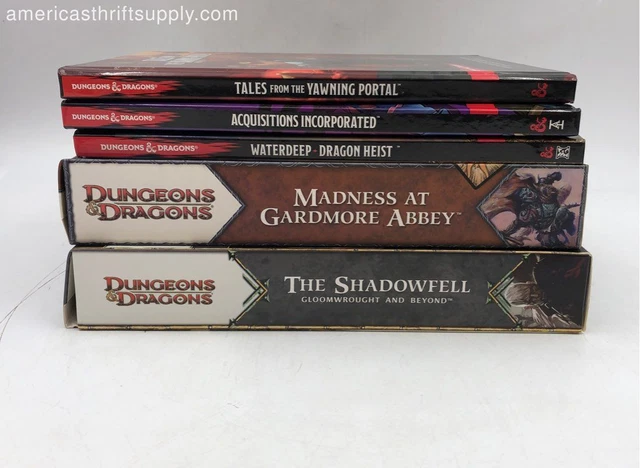 DUNGEONS AND DRAGONS The Shadowfell Waterdeep Dragon Heist & More Books ...