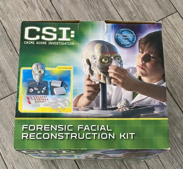 CSI CRIME SCENE Investigation Forensic Facial Reconstruction Kit ...