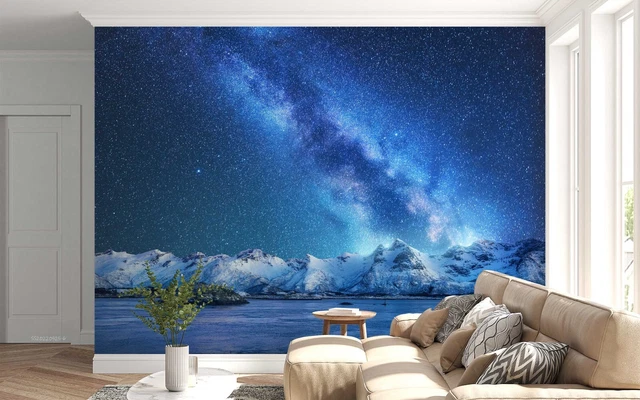 3D SCHNEEBERG OZEAN Himmel Wolke Tapete Wandgemälde Fototapete Wandaufkleber EUR 39,56 - PicClick DE