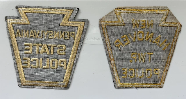 PENNSYLVANIA STATE And Hanover Police Patches USA $8.00 - PicClick CA