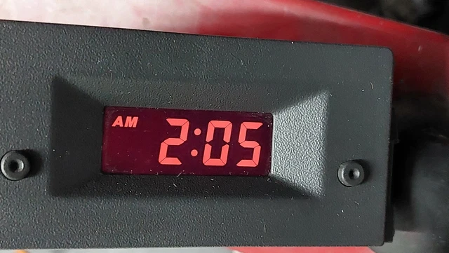 PEUGEOT 205 MK2 Phase 2 Digital Clock Dashboard BORG 5191 £35.00 ...