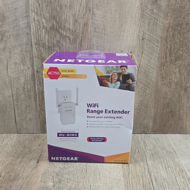 NETGEAR AC750 WIFI Range Extender Essentials Edition Model EX6100 $9.95 ...