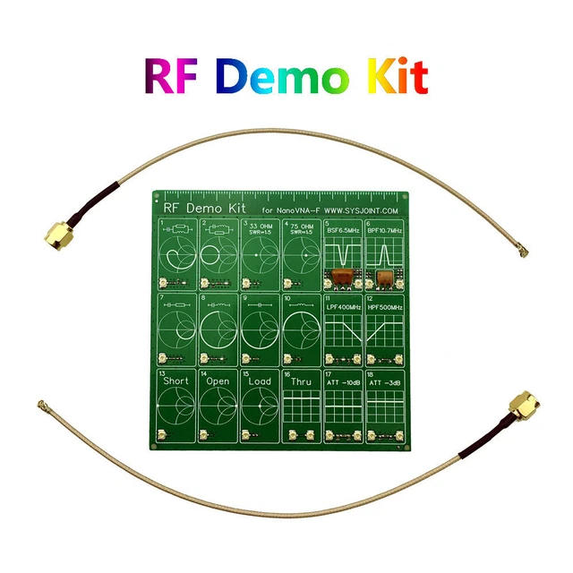 RF RADIO FREQUENCY Test PCB Board Filter Attenuator Kit for NanoVNA-F ...