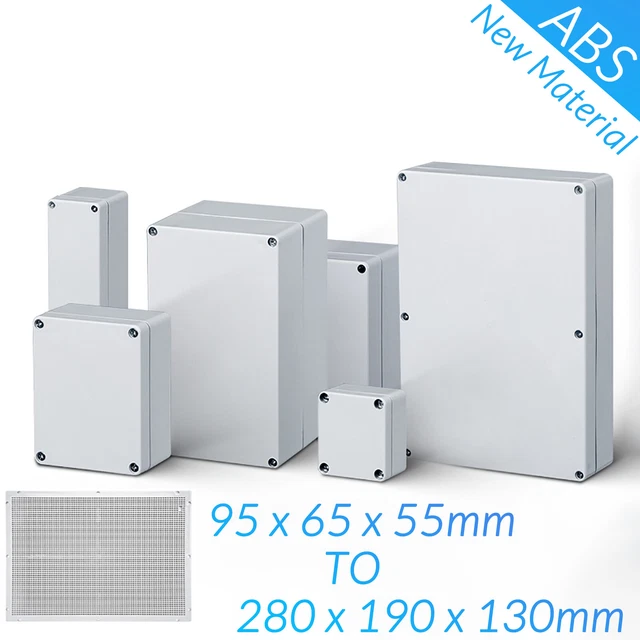 IP68 WATERPROOF JUNCTION Box Enclosure Terminal Electric Cable ...