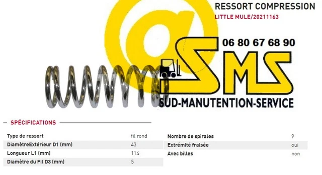 YALE LITTLE MULE Hu Profi 20 25 S/T/X Spring Of Pump Pallet Strapping ...
