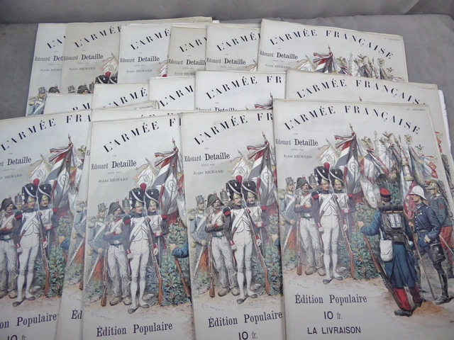 IN-FOLIO: L'ARMEE FRANCAISE. Par Edouard Detaille. Types et uniformes. EUR 280,00 - PicClick FR