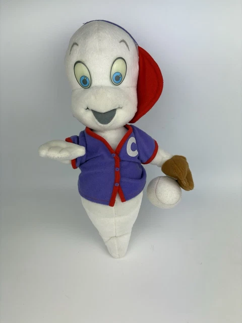 VINTAGE BASEBALL CASPER The Friendly ghost Plush Toy ,Glow In The Dark ...