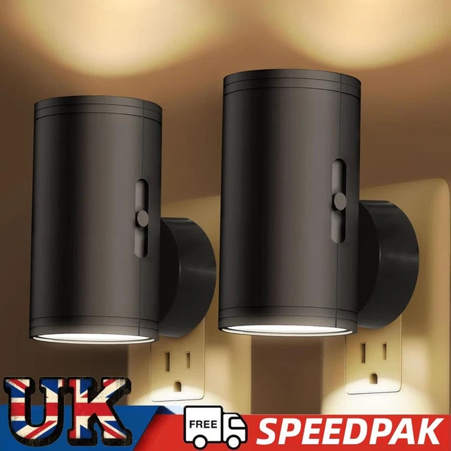 WALL SOCKET LAMP 0-100LM Portable Socket LED Night Light EU Plug-In ...