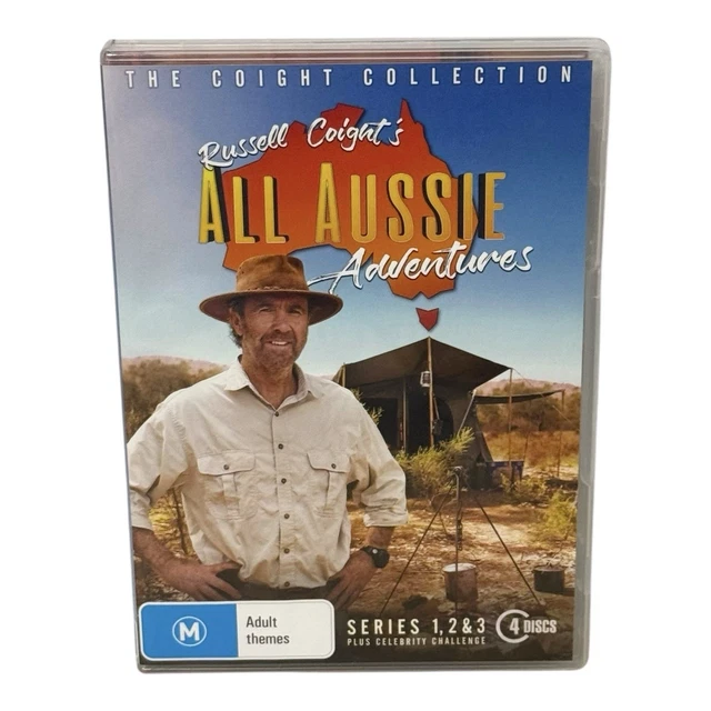 RUSSELL COIGHT'S ALL Aussie Adventure Series 1-3 + Celebrity Challenge ...