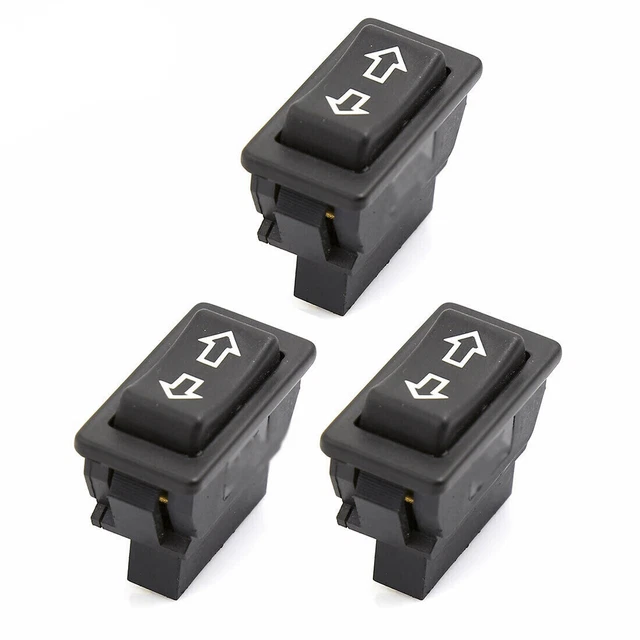 3 PCS UNIVERSAL 5-pin On/off Momentary Power Window Rocker Switch ...