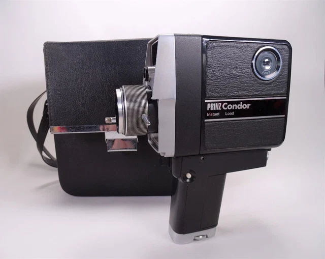 VINTAGE PRINZ CONDOR Handheld Cine Film Movie Camera With Case £15.00 ...