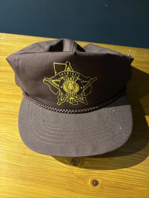 PARMER COUNTY SHERIFF’S Department - Vintage 1980s Genuine Baseball Cap ...