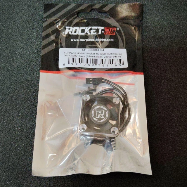 ROCKET RC ALUMINUM Cooling Fan 30Mm Silver £59.11 - PicClick UK