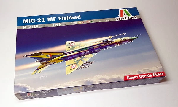 ITALERI AIRCRAFT MODEL 1/48 MiG-21 MF Fishbed Scale Hobby 2715 T2715 ...