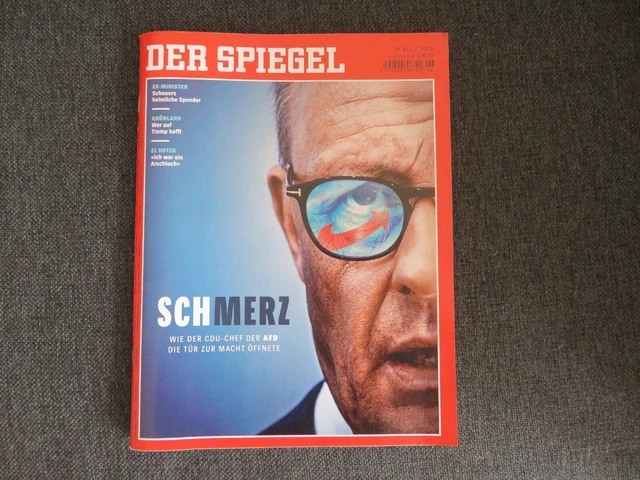 DER SPIEGEL 01.02.2025 Friedrich Merz CDU AfD Hedwig Richter Sebastian ...