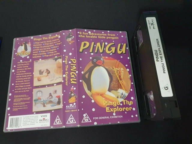RARE PINGU THE Explorer 1994 VHS Video Tape PAL £74.59 - PicClick UK