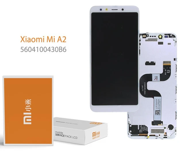 PANTALLA 48H ORIGINAL Completa Display Xiaomi Mi A2 Mi 6X Blanco 5604100430B6 EUR 38,71 ...