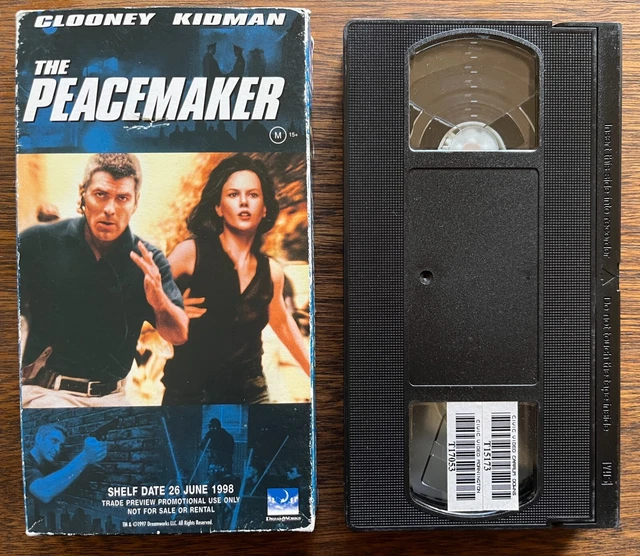 THE PEACEMAKER VHS Screener Promo Video Cassette Tape 1997 RARE ...