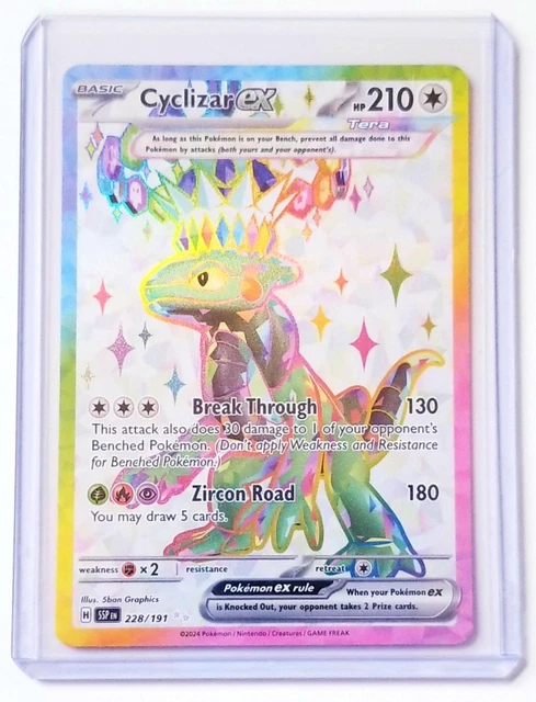 2024 POKÉMON SCARLET & Violet Surging Sparks Cyclizar EX Ultra Rare 228 ...