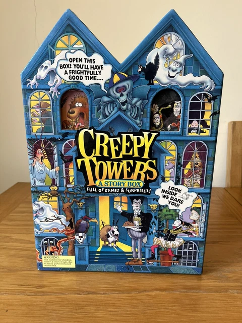 VINTAGE CREEPY TOWERS - A Story Box 1995 Hard Cover. £25.00 - PicClick UK